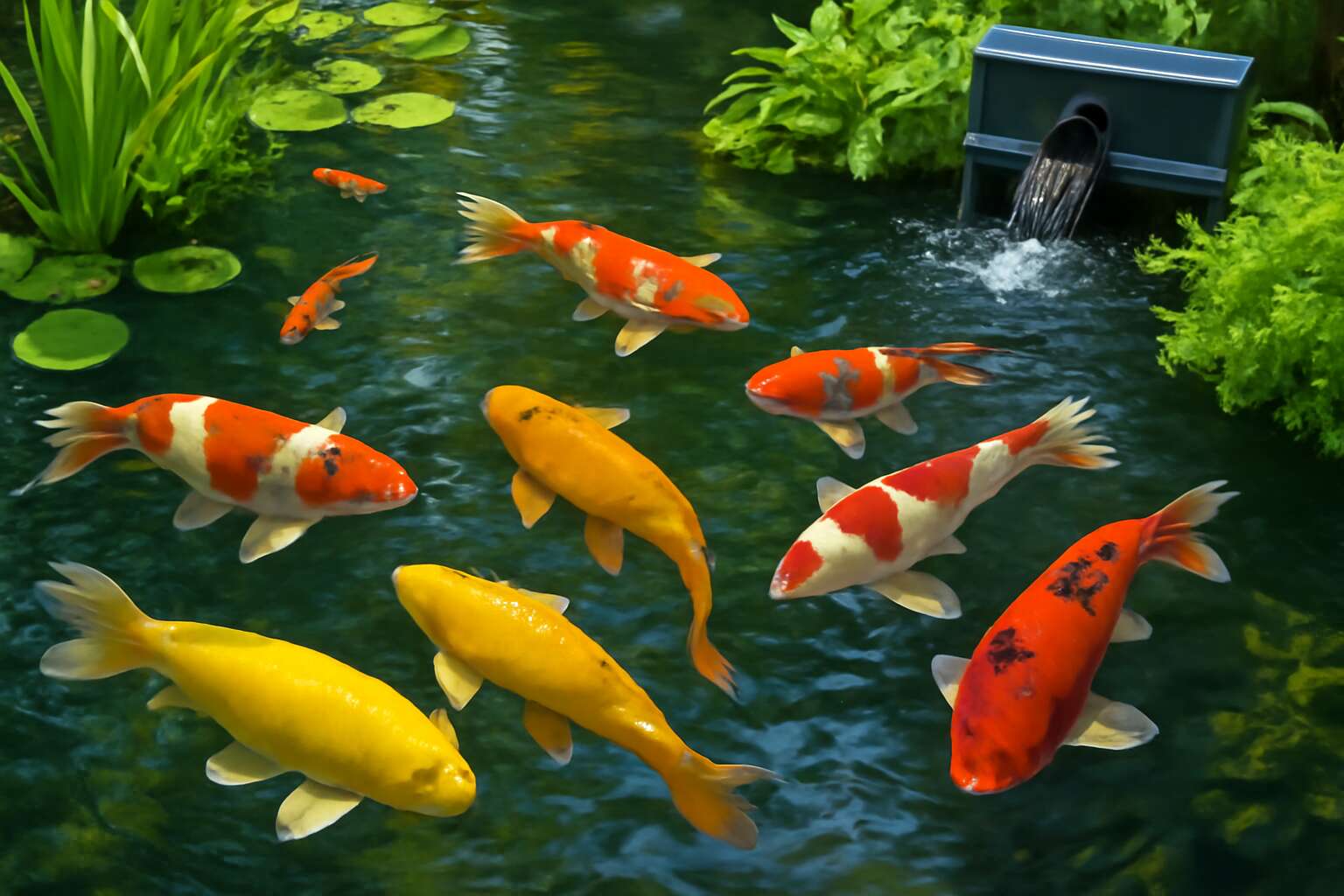 Top Tips to Keep Koi Pond Water Clear and Sparkling All Year Round ...